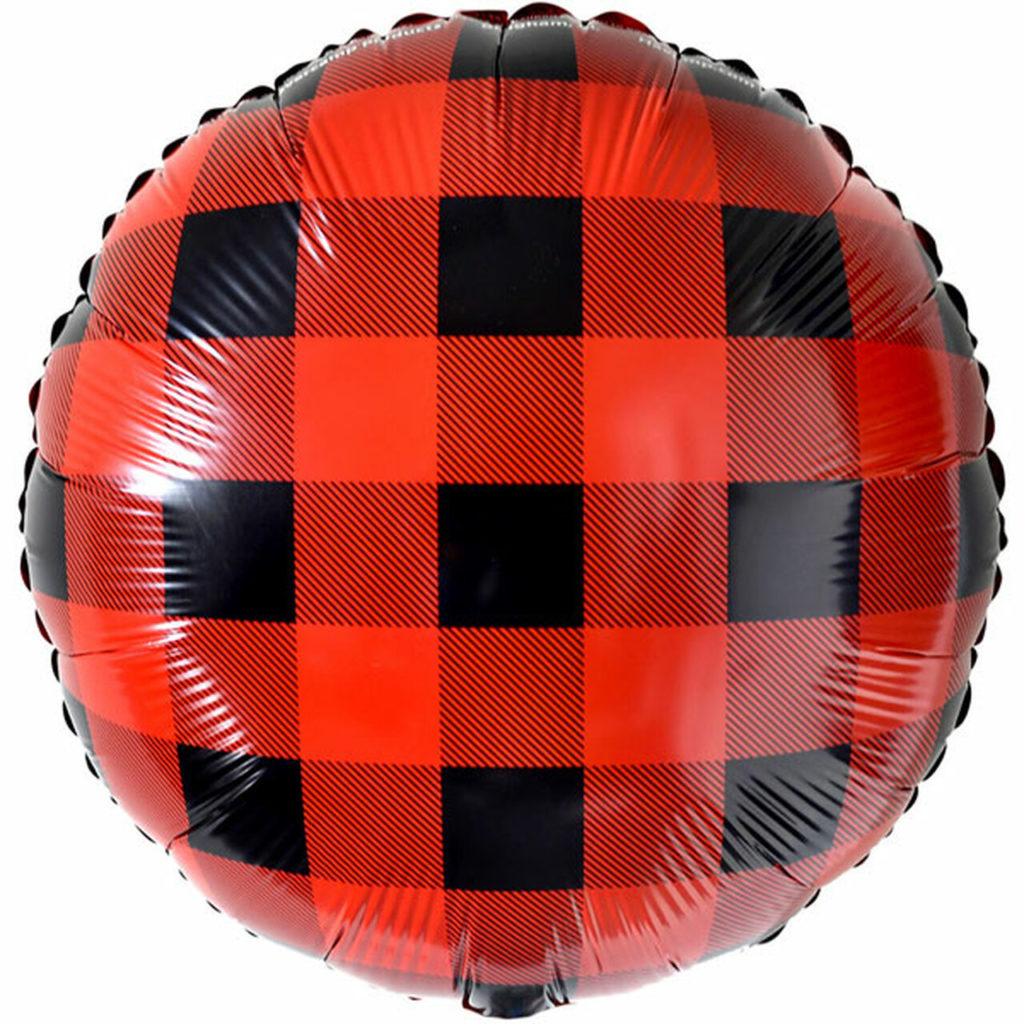 Balloon Foil Woodland Buffalo Plaid - Mingle 30A