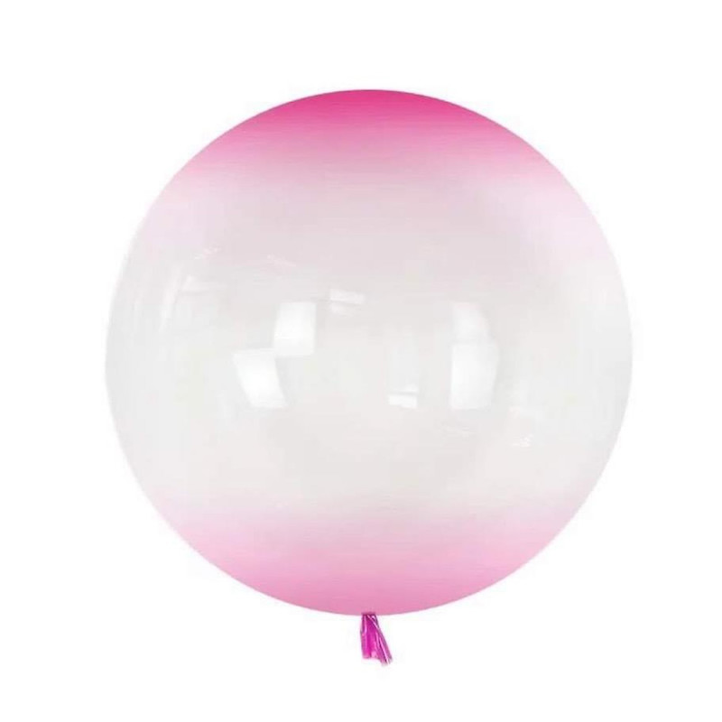 Balloon Plastic Bubble Pink Ombre - Mingle